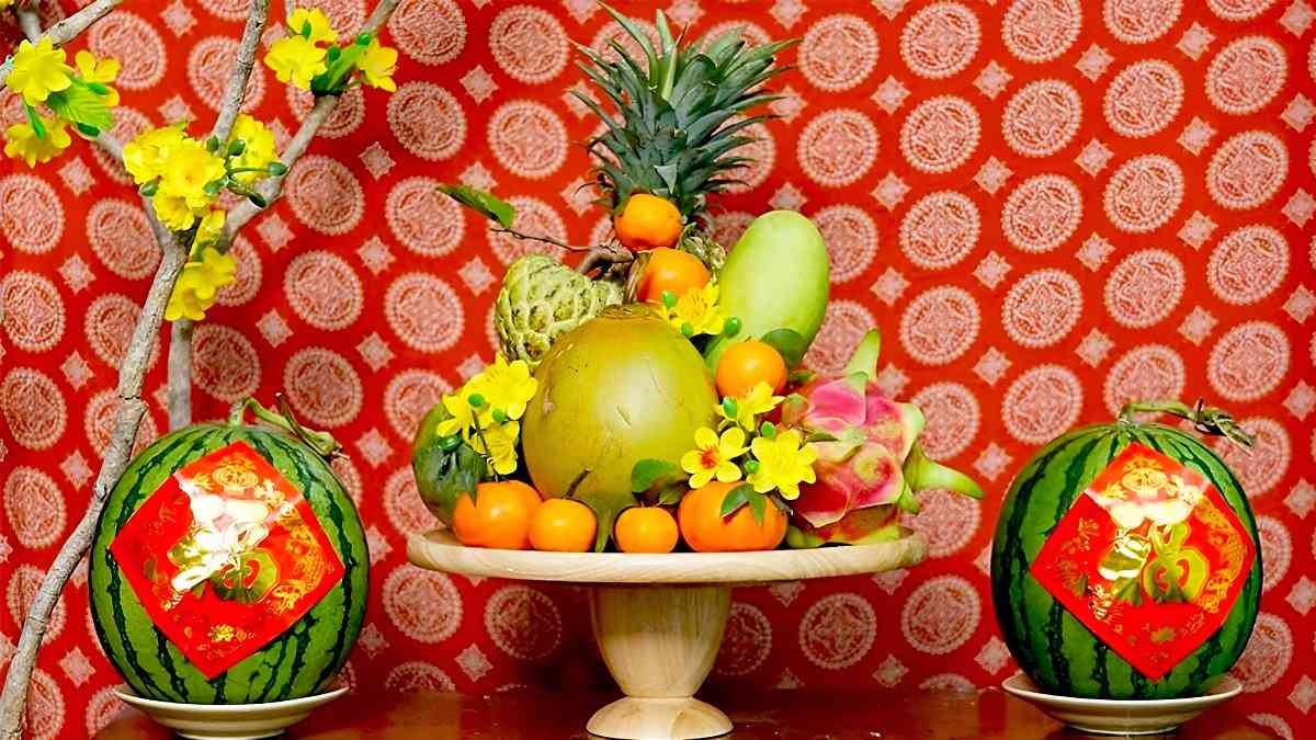 Simple and Elegant Tet Fruit Tray Decoration Ideas