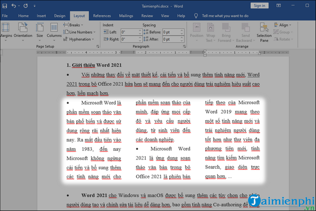Quickly Divide Text Into Multiple Columns In Word 2021 Effortlessly
