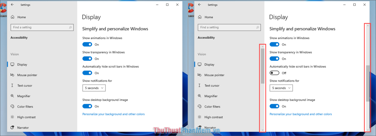 How to Always Display the Scroll Bar on Windows 11