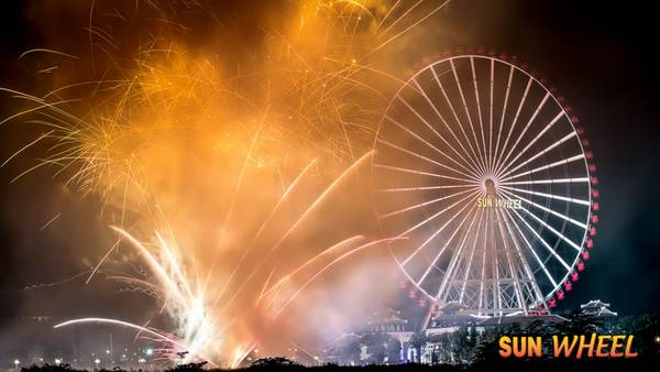Admire the stunning beauty of the Sun Wheel Ferris Wheel - Danang ...