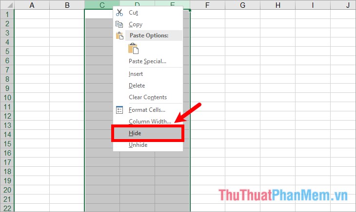Hiding and Unhiding Rows in Excel