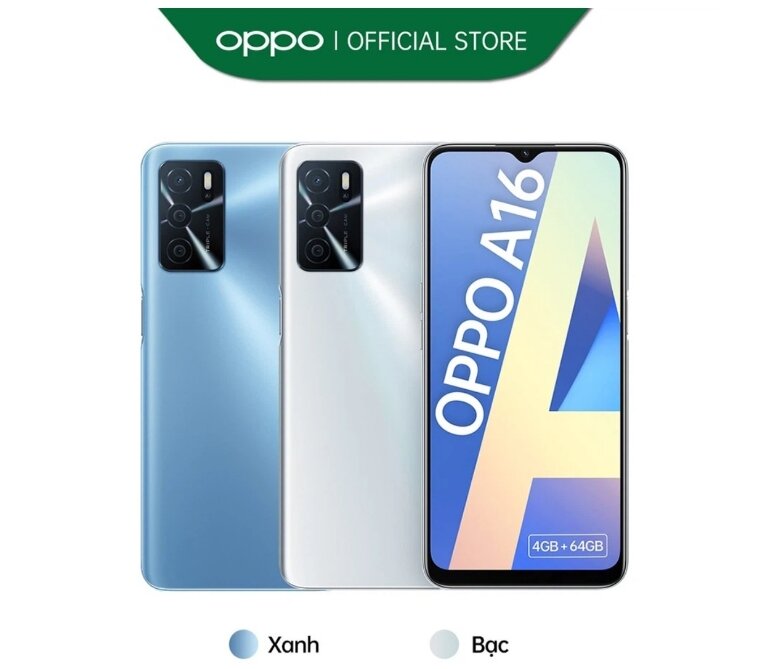 What is the price of OPPO A16? How many color options are available to ...