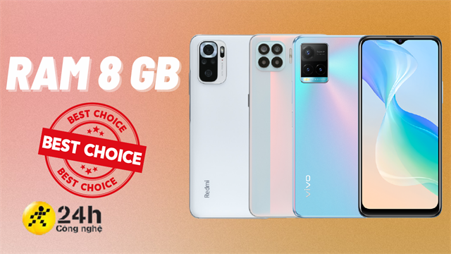 Smooth multitasking with the TOP 5 8GB RAM phones worth buying at TGDĐ