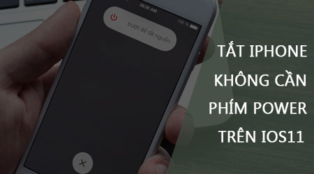 Turning off iPhone without hardware buttons on iOS 11