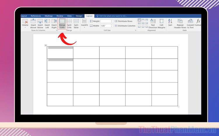 How to Split a Table into Two Tables in Word