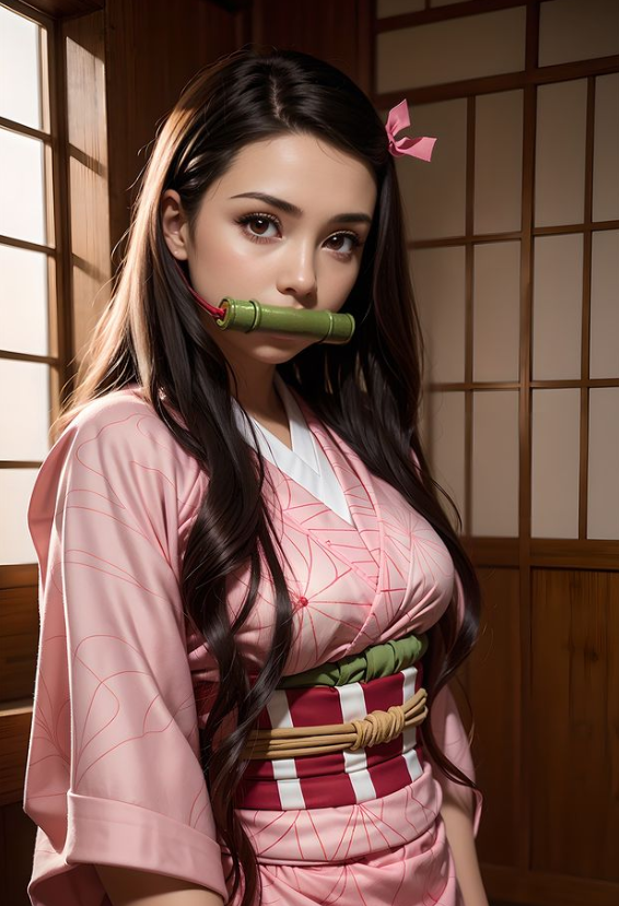 AI Transforms 'National Sister' Nezuko Kamado into the Real World