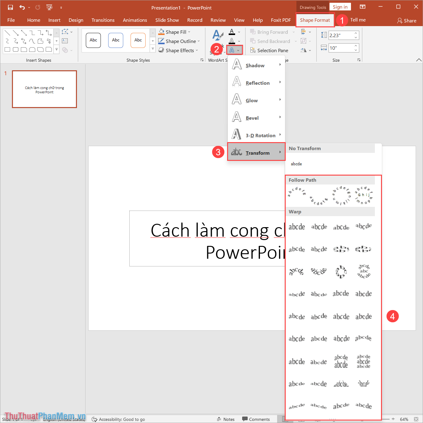 Crafting Curved Text in PowerPoint