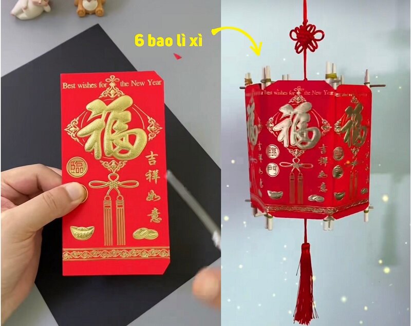 Unique Ideas: 5 Creative Ways to Decorate for Tet with Red Envelopes ...
