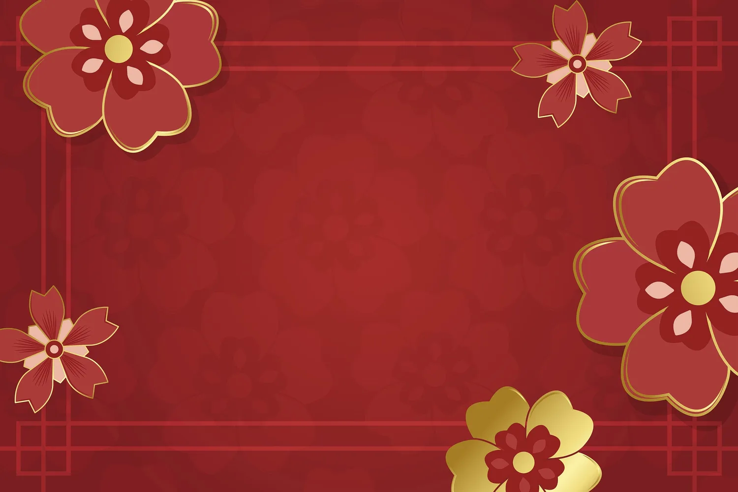Beautiful red Tet backgrounds