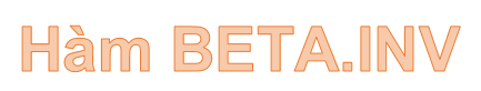 BETA.INV Function: Returns the inverse value of the cumulative ...