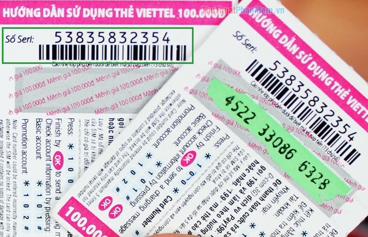 How to Retrieve Viettel Scratch Card Code Using Serial Number