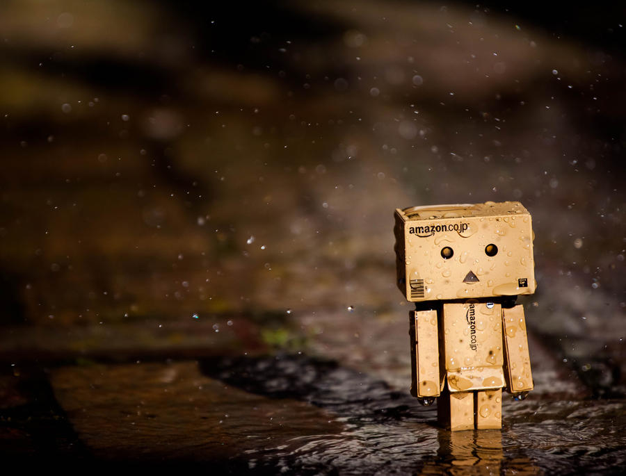 The most beautiful images of melancholic wooden figures under the rain
