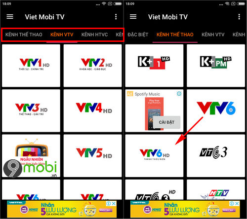 How to Use Viet Mobi TV for Watching Movies and Soccer on Android