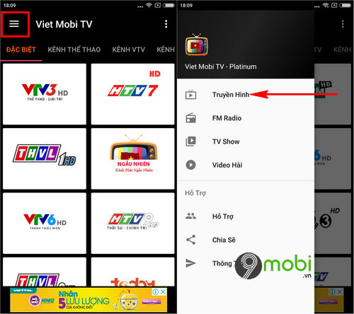 How to Use Viet Mobi TV for Watching Movies and Soccer on Android