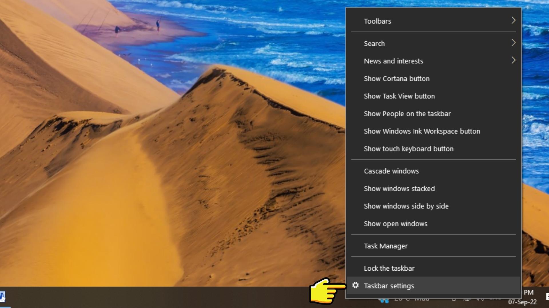 Quick Tip: Customize Your Windows 10 Taskbar Easily