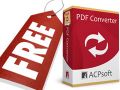 (Giveaway) Register for ACPsoft PDF Converter license, efficient PDF ...