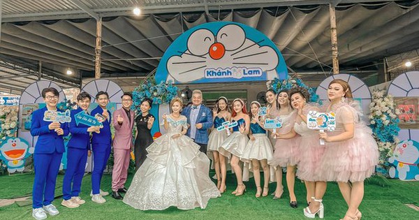 A Unique Wedding Celebration for Die-Hard Doraemon Fans