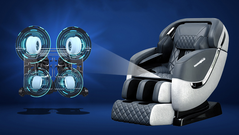 What are massage chair rollers and how many types exist?