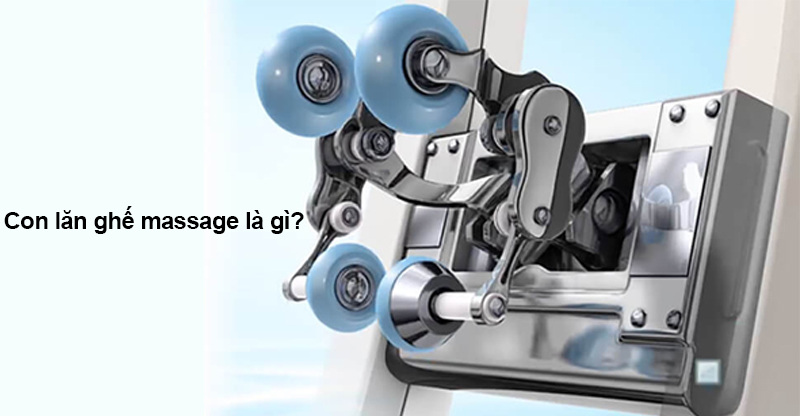 What are massage chair rollers and how many types exist?