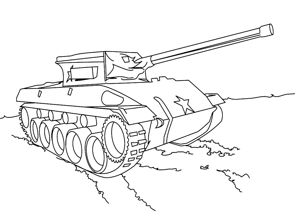 Tank Coloring for Kids