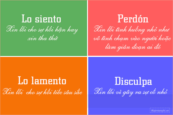 How to apologize correctly in Spanish?