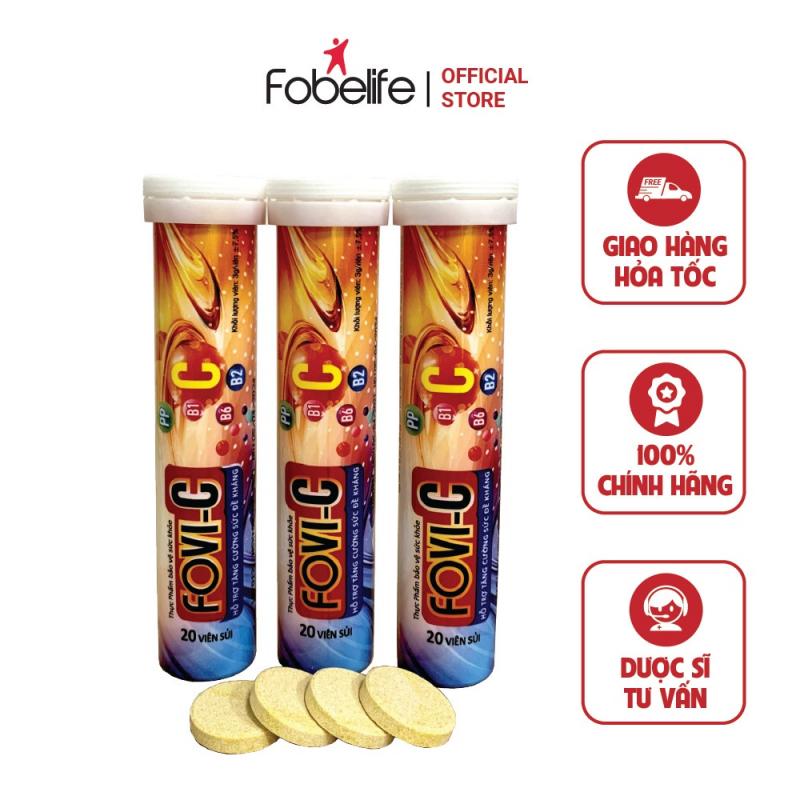 Fovi-c Fobe Vitamin C Effervescent Tablets Fovi-c Fobe provides a high ...