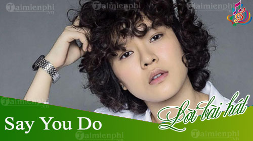 Lyrics of the song 'Say You Do'