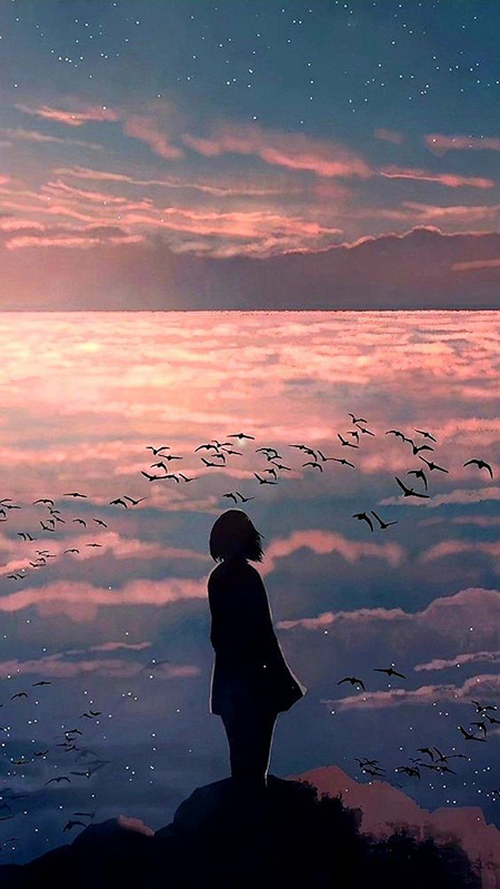 Download the most beautiful and melancholic sunset images for your phone.