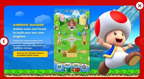 Playing Kingdom Builder Mode in Super Mario Run
