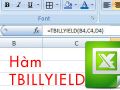 Excel's TBILLYIELD Function: Calculating Profit for Treasury Bonds