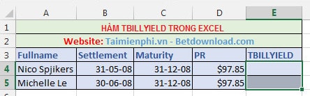 Excel's TBILLYIELD Function: Calculating Profit for Treasury Bonds