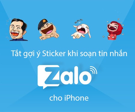 Disable Sticker Suggestions when composing Zalo messages on iPhone
