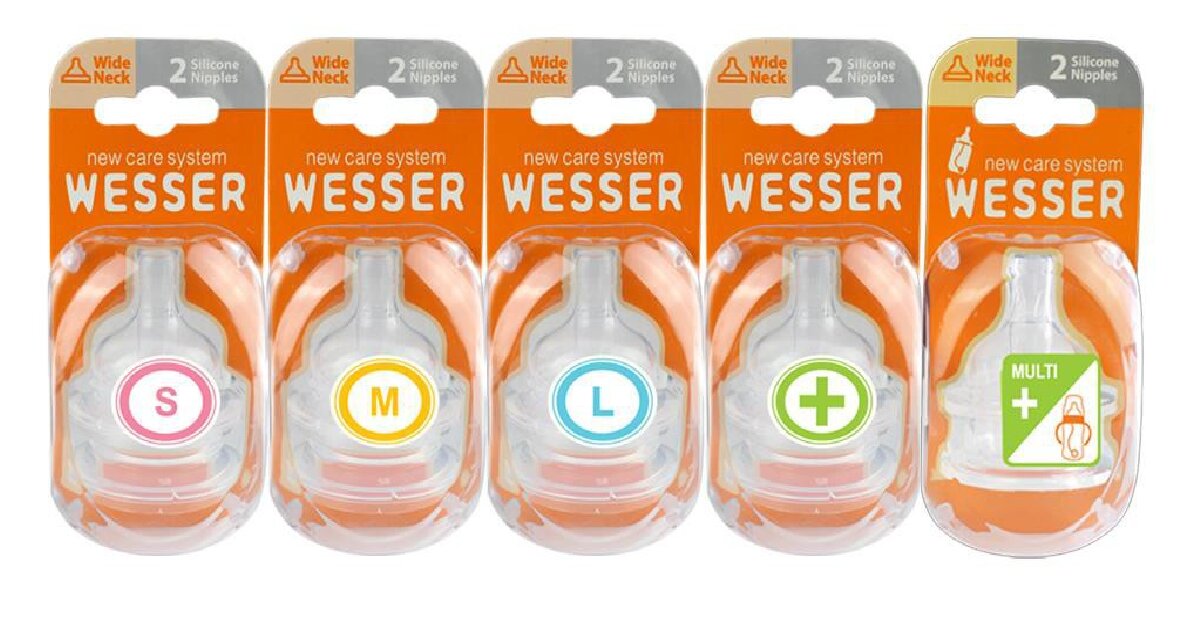 What are the different types of Wesser pacifiers?