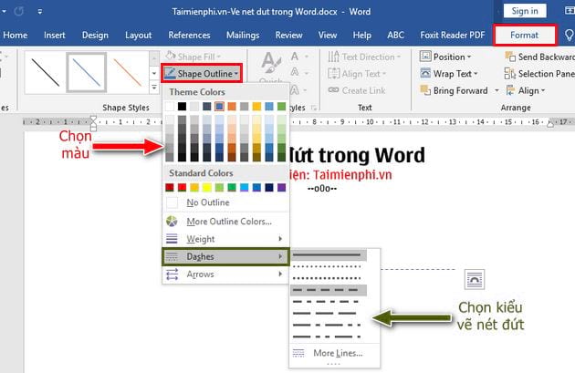 Unlocking the Art of Dashed Lines in Word 2016, 2019, 2010, 2007