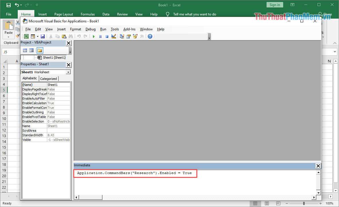 How to Disable Research in Excel