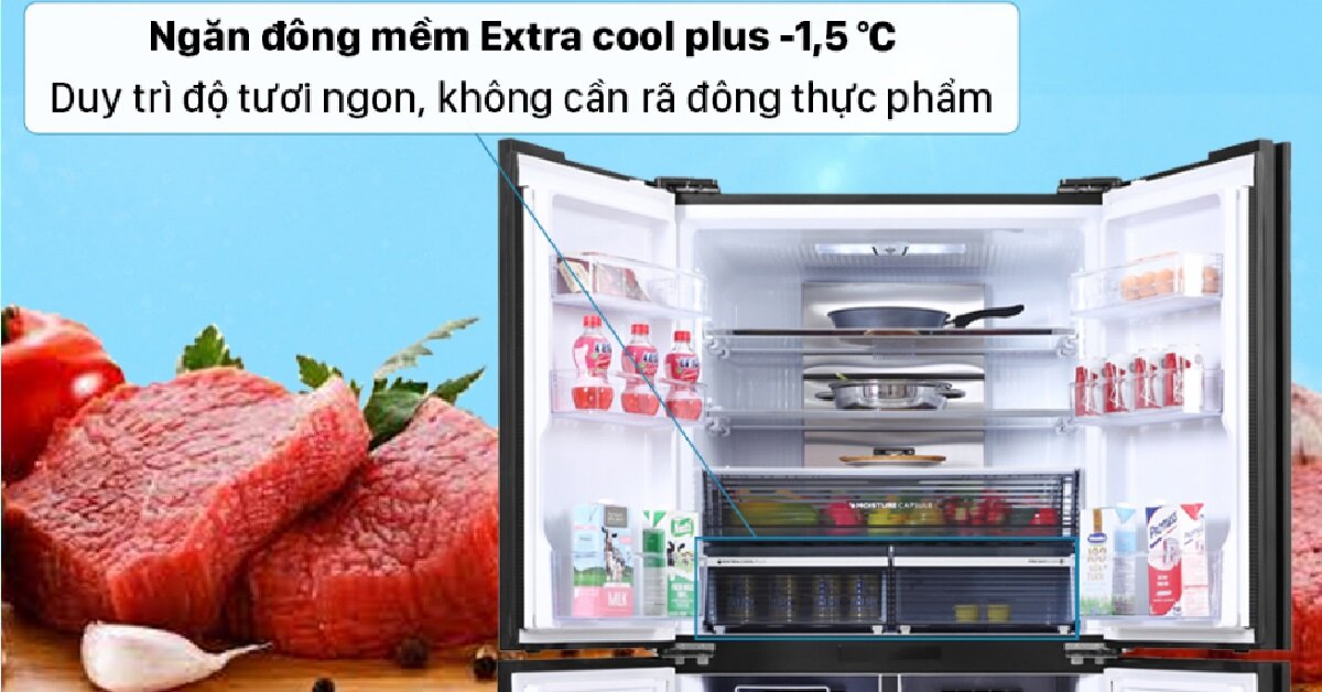 Which Soft Freeze Drawer is Best in Sharp Refrigerators? | Mytour.vn