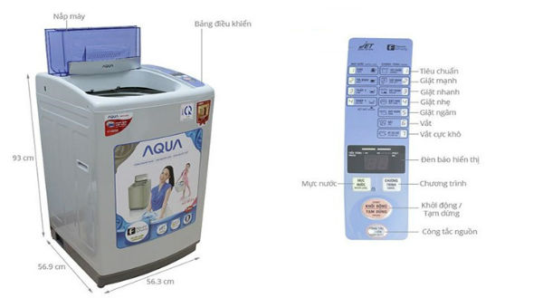 Using the Top-Loading Aqua 8kg Washing Machine