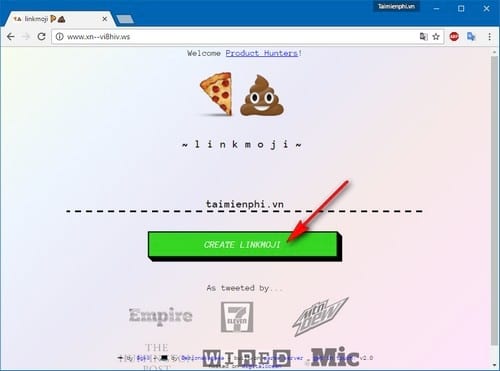 Converting Website Address to Emoji Icons