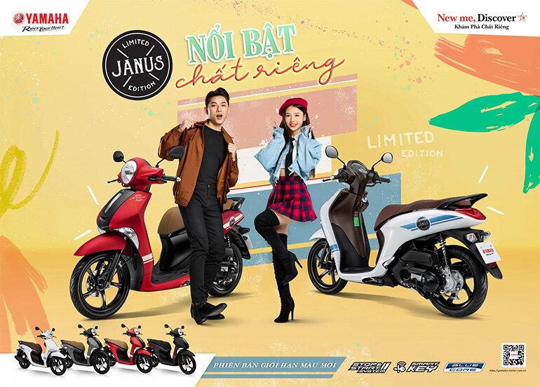What sets apart the new limited edition Yamaha Janus 2021? | Mytour.vn