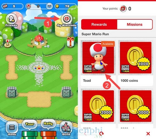 Unlocking characters in Super Mario Run: Peach, Toad, and More