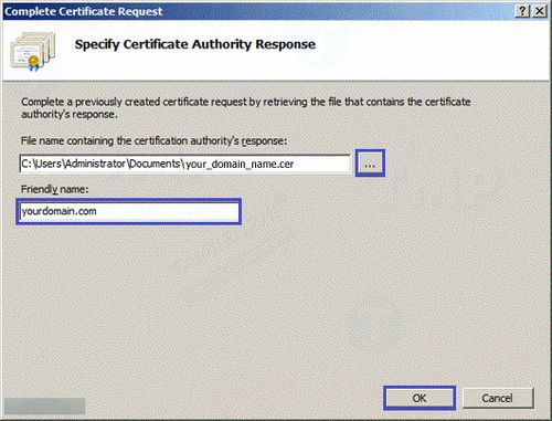 How to create CSR files and install SSL certificates on IIS 7 (Windows ...