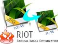 Reduce file size, adjust image dimensions with RIOT
