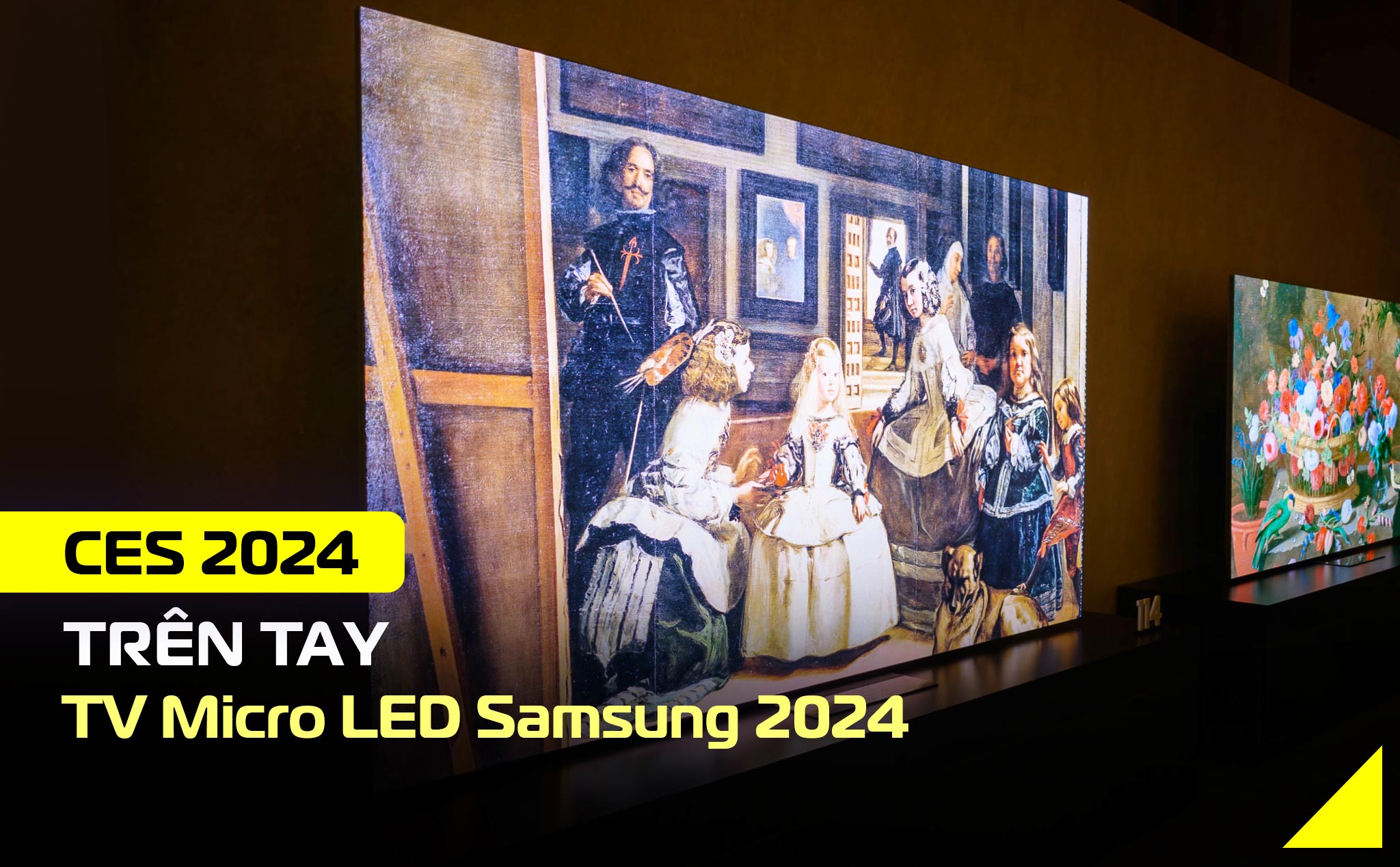 CES24: Trải nghiệm TV Micro LED Samsung 2024, nhiều kích thước từ 76'-140'