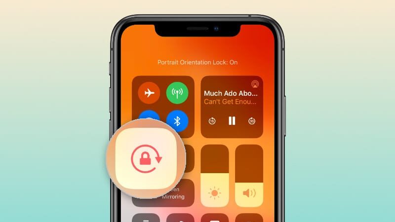 How to unlock screen rotation on iPhone/iPad using Shortcuts