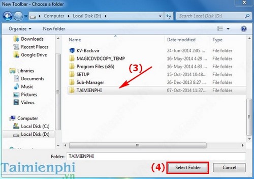 Quickly Browse Data Using Taskbar on Your Computer