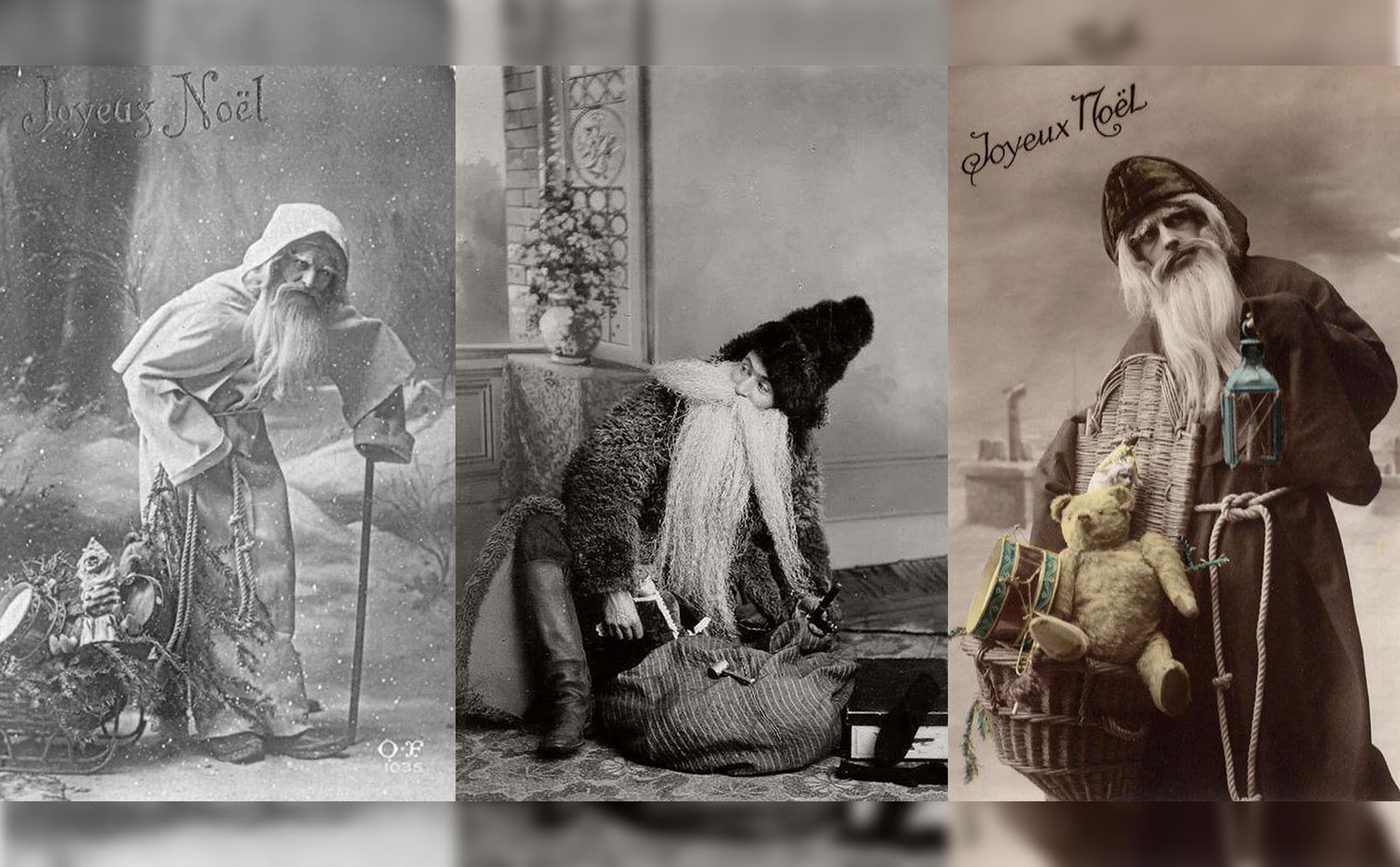 What did Santa Claus look like in the 19th century?