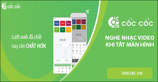 How to Listen to Music and Watch Movies with Coc Coc Pro While Screen Off