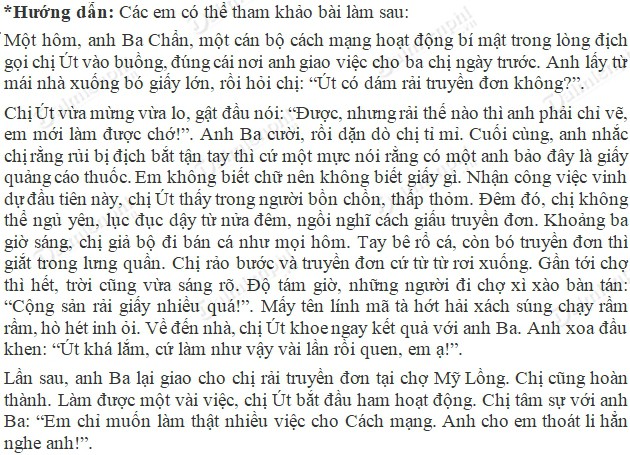 Prepare for the reading exercise: The first task on page 126 of Vietnamese 5 textbook volume 2 ...