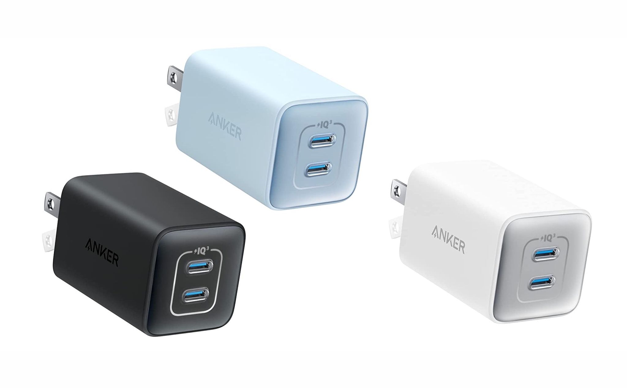 Anker tung ra Nano 3 GaN 47W, có 2 cổng USB-C, 3 màu sắc khác nhau, với ...