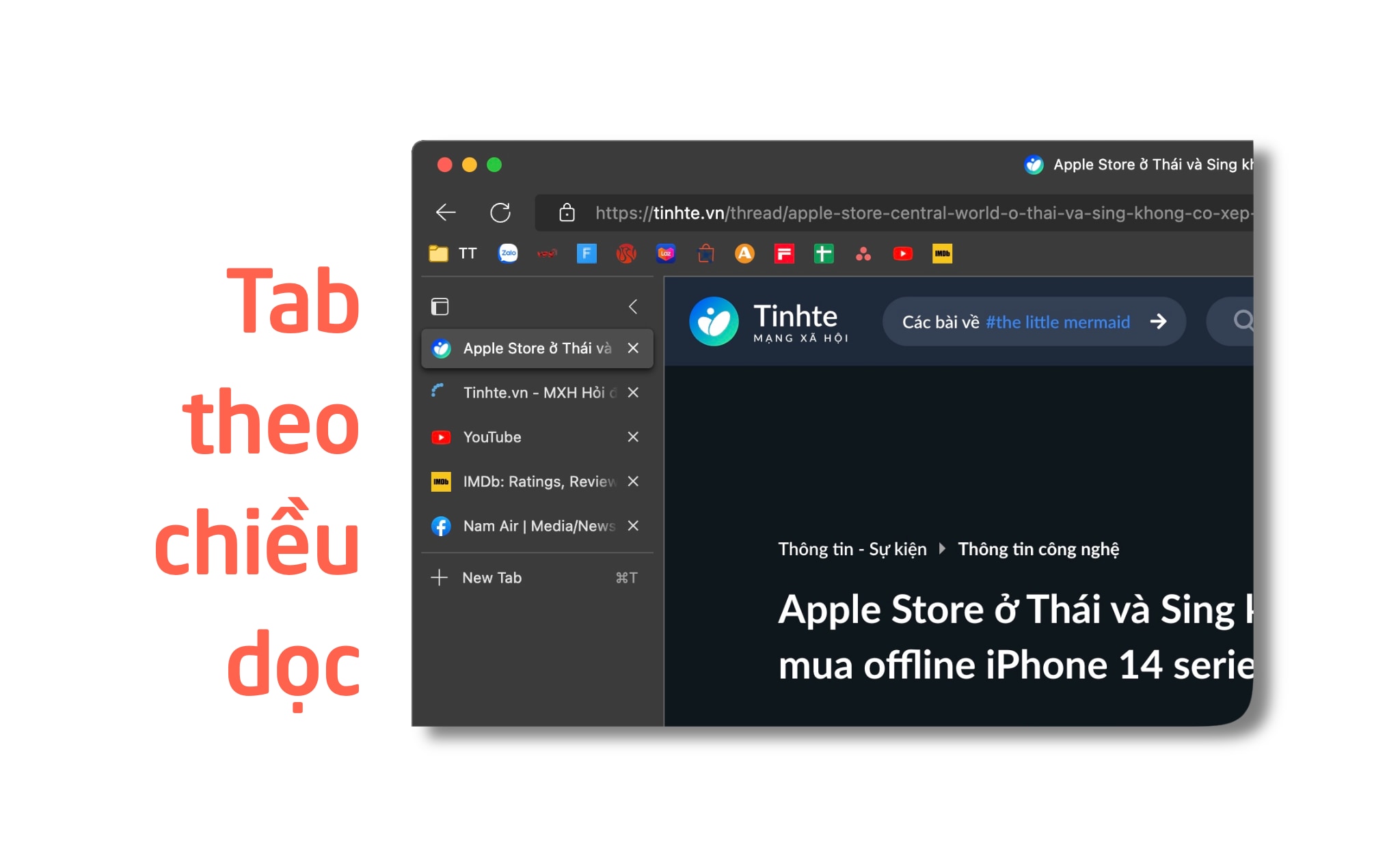 Xin hỏi mọi người trên Mytour: Ai đang sử dụng tab theo chiều dọc trên ...